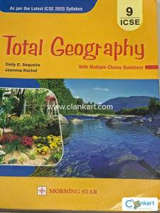 Buy 'ICSE Total Geography Class 9' Book In Good Condition At Clankart.com