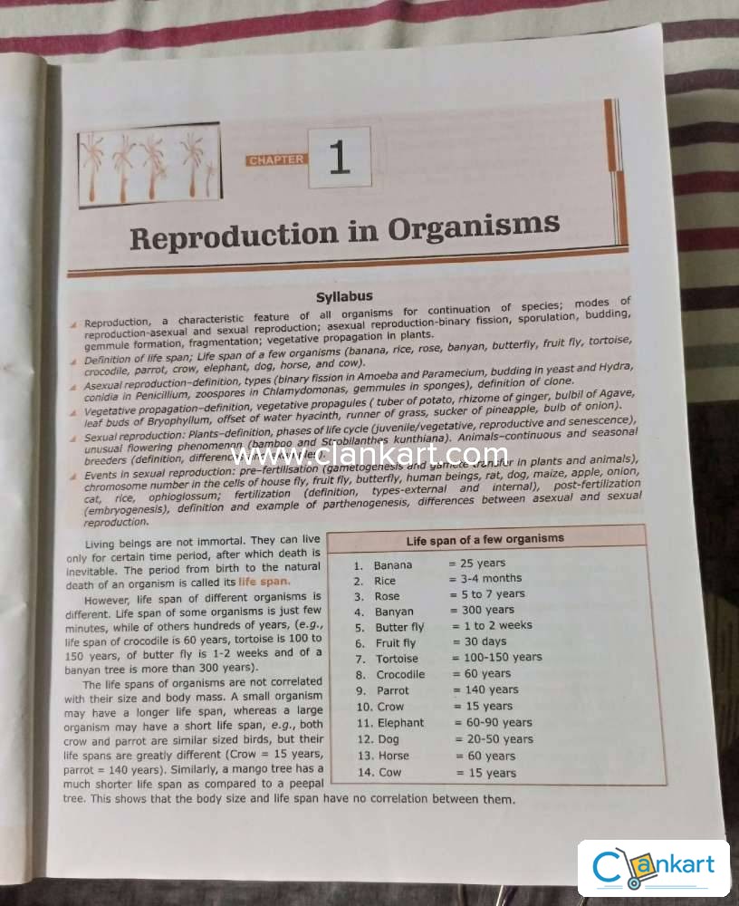 Buy 'Shri Balaji ISC : Biology : A Text Book For Class XII (2022-23) By ...