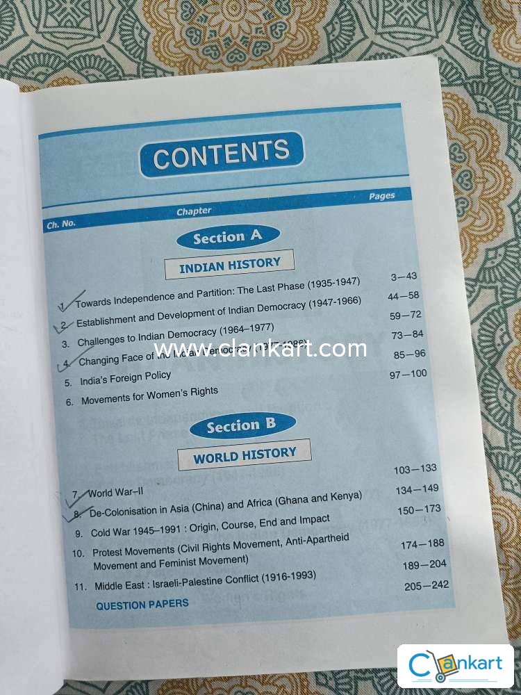 Buy 'ISC History 12th' Book In Excellent Condition At Clankart.com