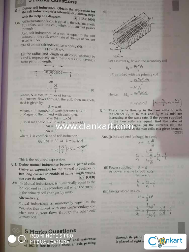 Buy 'Oswaal ISC Question Bank Class 12 Physics | Chapterwise And ...