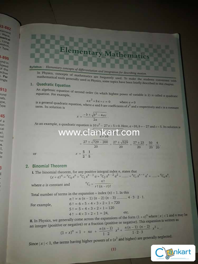 Buy 'Nootan ISC Physics For Class XI' Book In Excellent Condition At ...