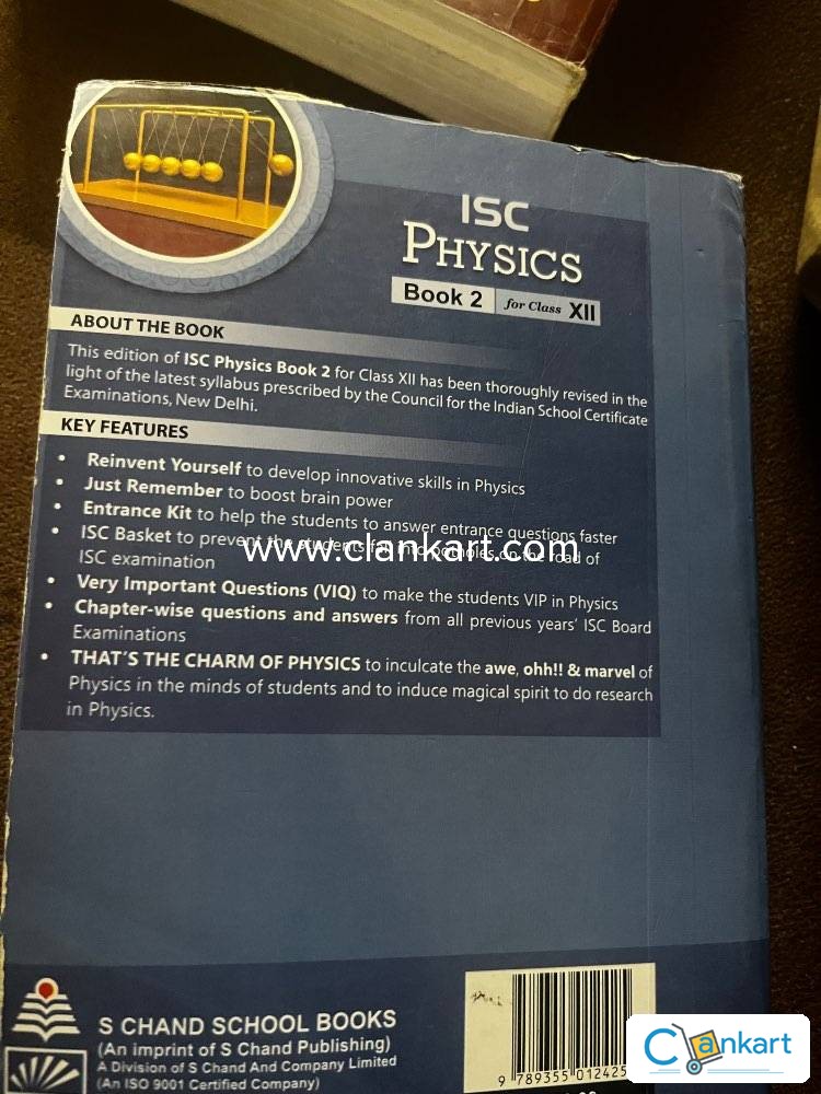 Buy 'ISC PHYSICS Book 2 For Class -XII' Book In Excellent Condition At ...