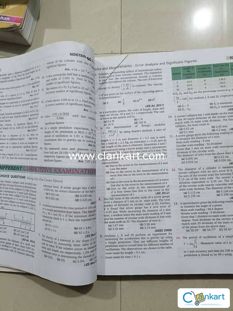 Buy 'ISC PHYSICS Class 11 (part 1)' Book In Excellent Condition At ...