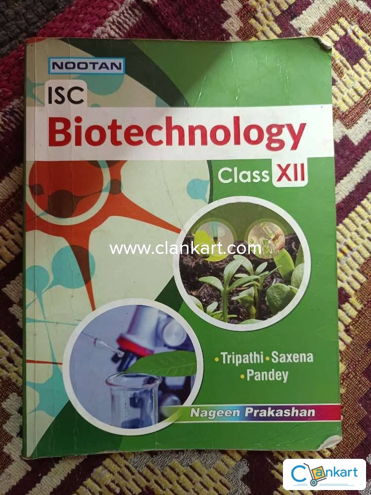 Buy 'ISC Class 12 Biotechnology' Book In Good Condition At Clankart.com