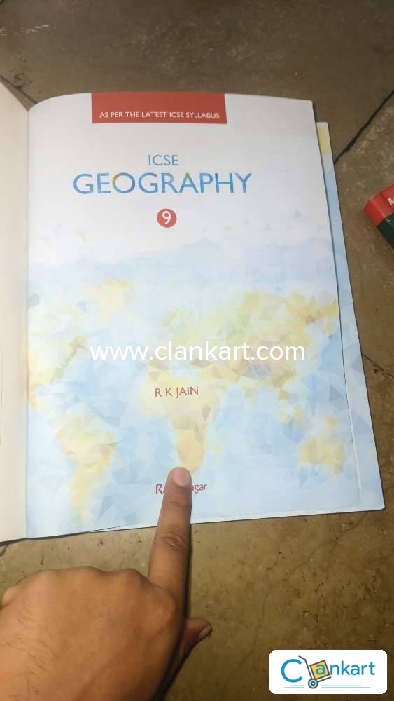 Buy 'ICSE Geography 9' Book In Excellent Condition At Clankart.com