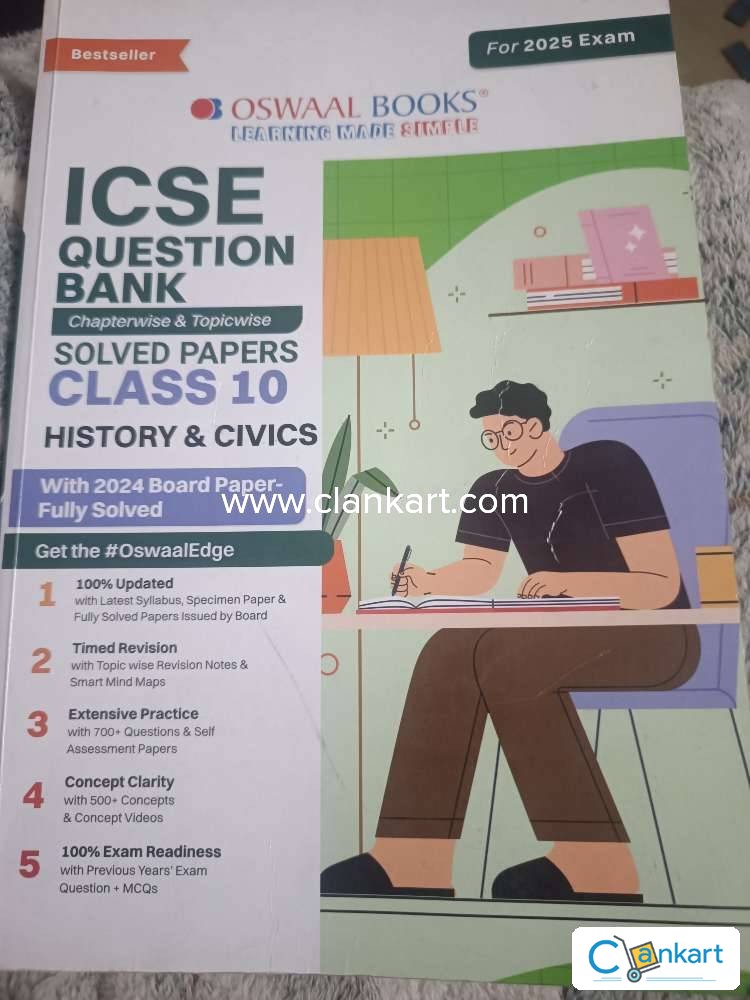 Buy 'Oswaal ICSE Question Bank SOLVED PAPERS Class 10 History & Civics ...
