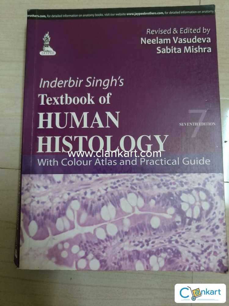 Buy 'Inderbir Singh's Textbook Of Human Histology: With Colour Atlas ...