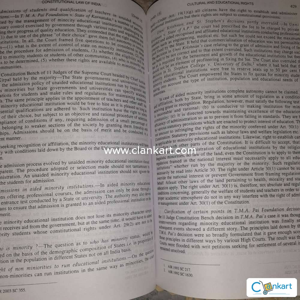 Buy 'Constitutional Law Of India (Author: Dr.J.N. Pandey) 58th Edition ...