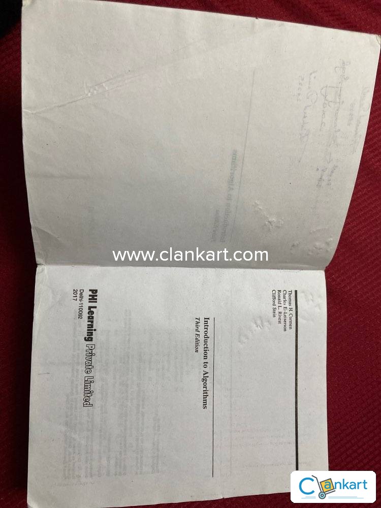 Buy 'Introduction To Algorithms' Book In Excellent Condition At ...
