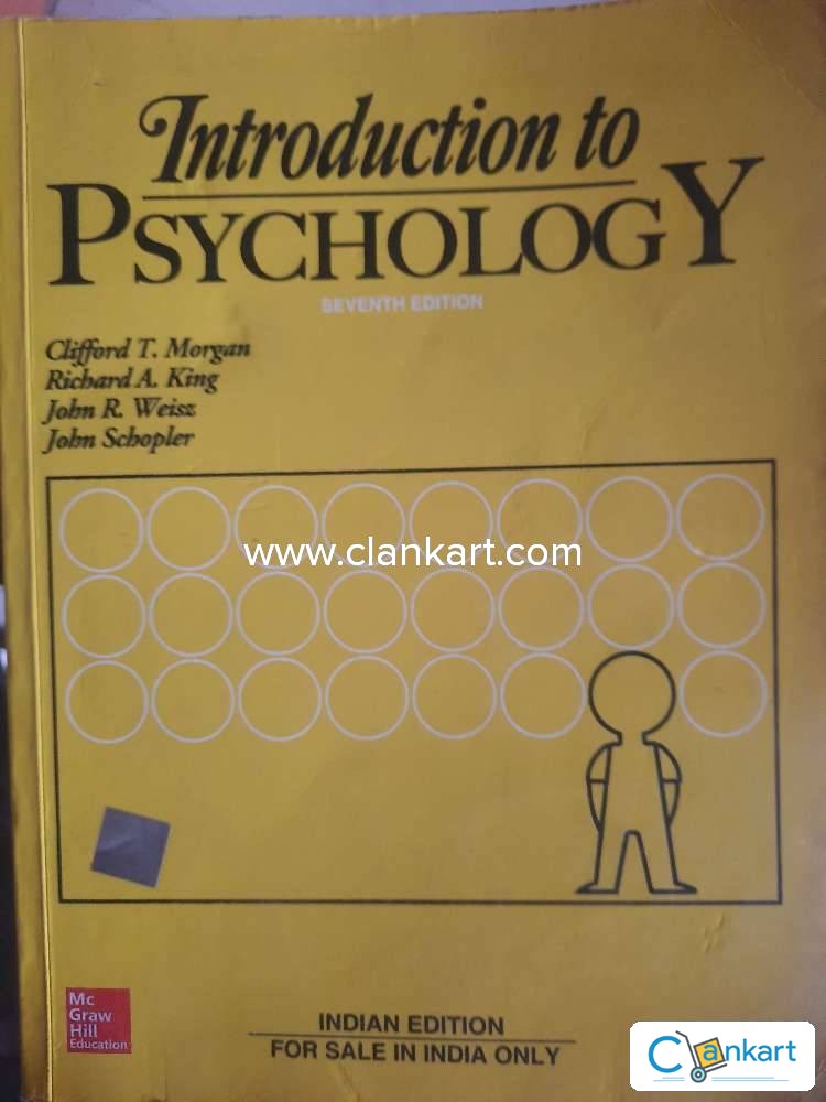 Buy 'Introduction To Psychology' Book In Good Condition At Clankart.com