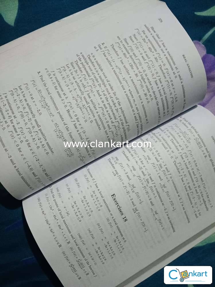 Buy 'Introduction To Real Analysis' Book In Excellent Condition At ...