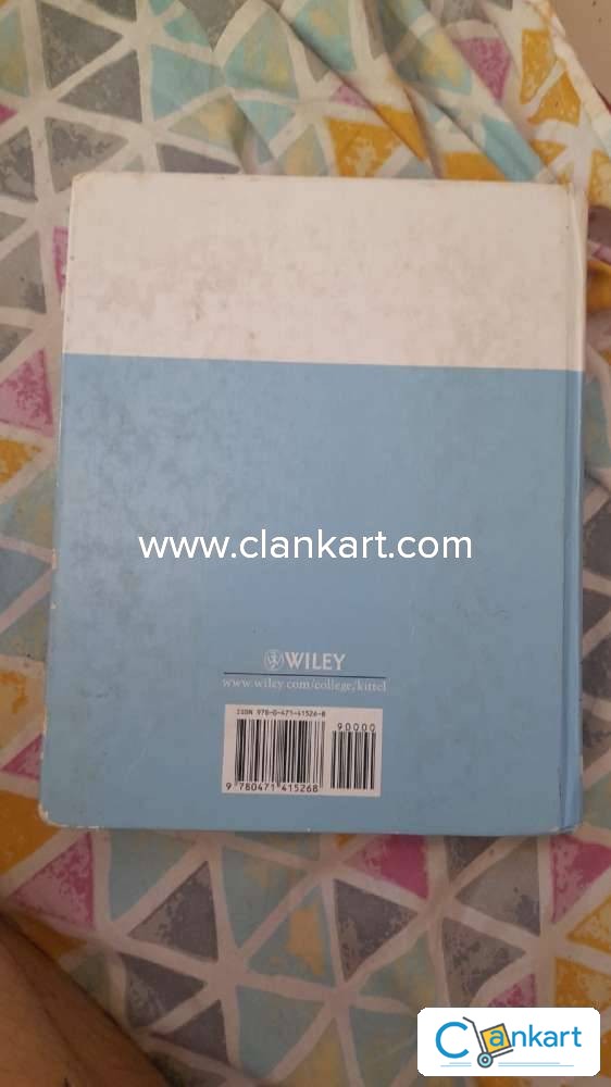 Buy 'Introduction To Solid State Physics' Book In Excellent Condition At Clankart.com