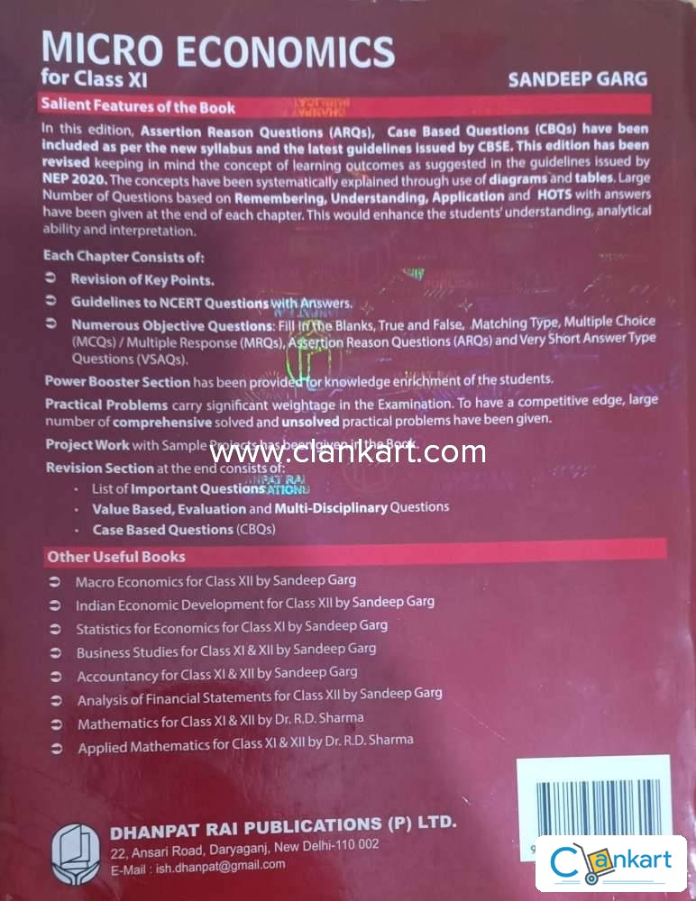 Buy 'Combo Statistics Economics For Class 11&Introductory Micro ...