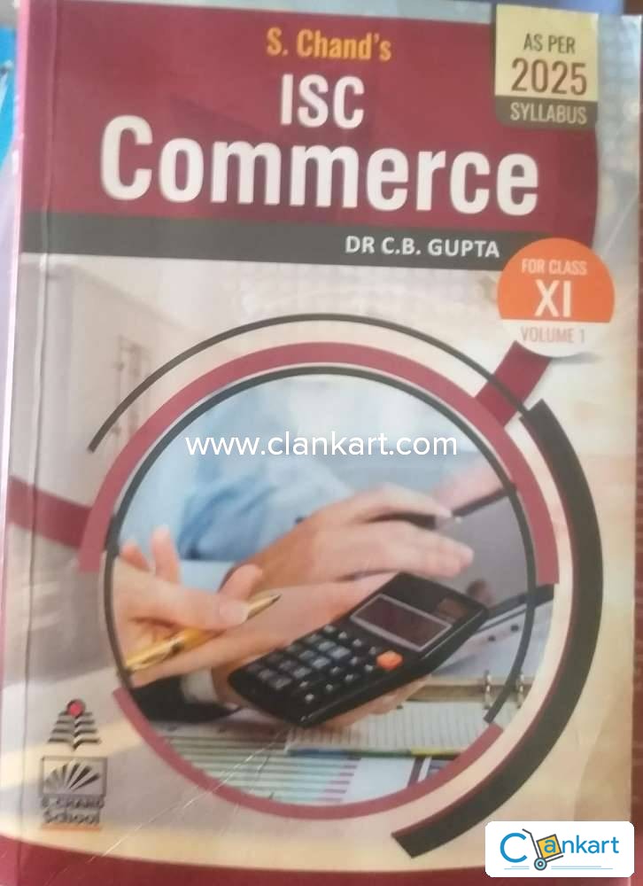 Buy 'Isc Class 11 Commerce Textbook S Chand's' Book In Good Condition ...