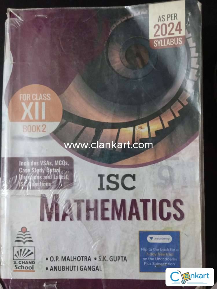 Buy 'ISC Mathematics' Book In Good Condition At Clankart.com