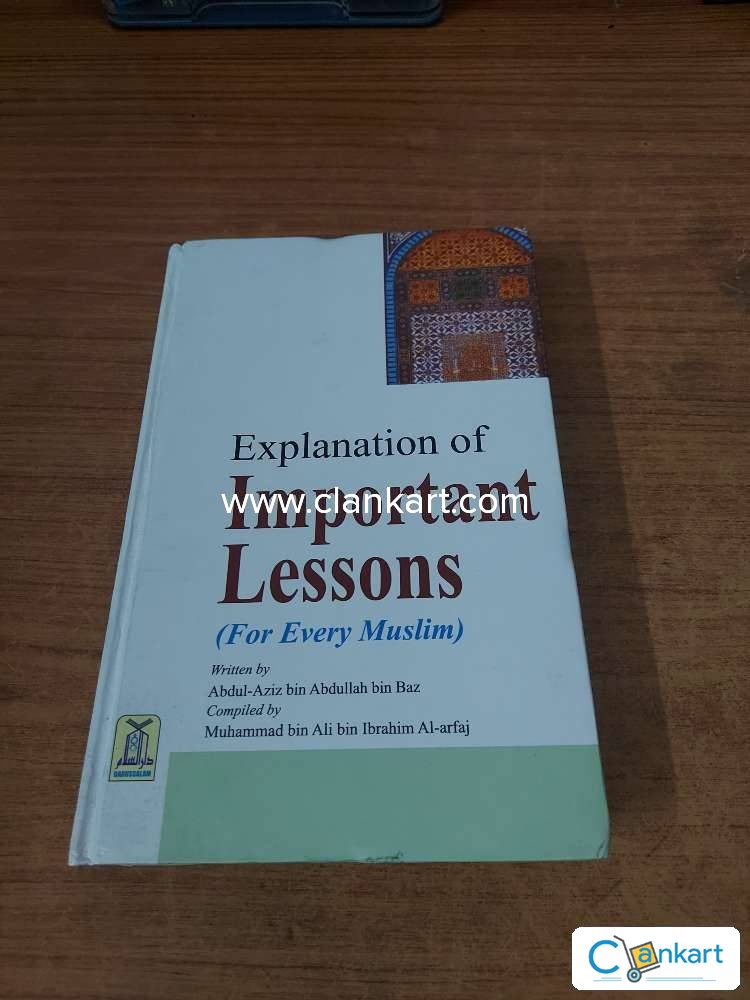Buy 'Explanation Of Important Lessons' Book In Excellent Condition At ...