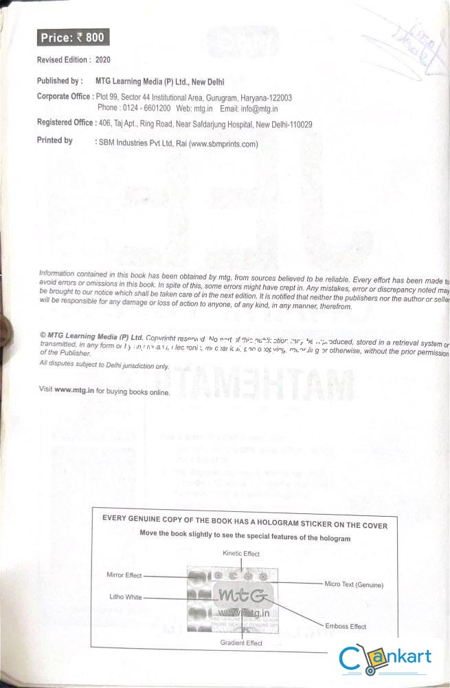 Buy 'JEE Champion Mathematics' Book In Excellent Condition At Clankart.com