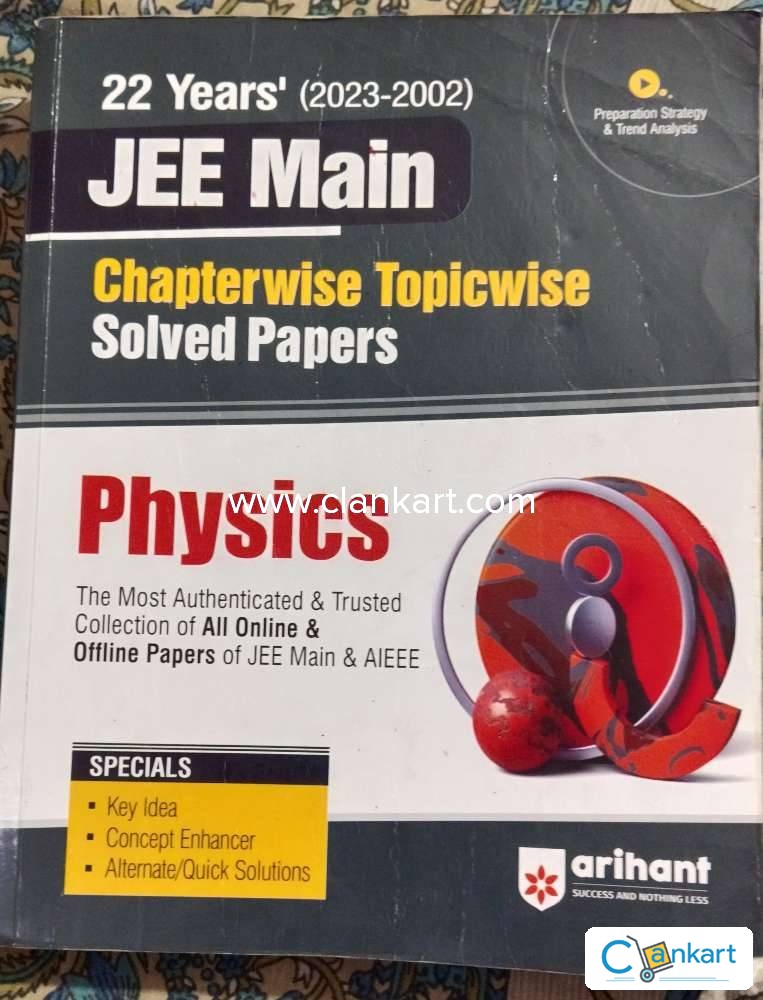 Buy 'JEE MAINS Chapterwise Topicwise Solved Papers' Book In Excellent ...