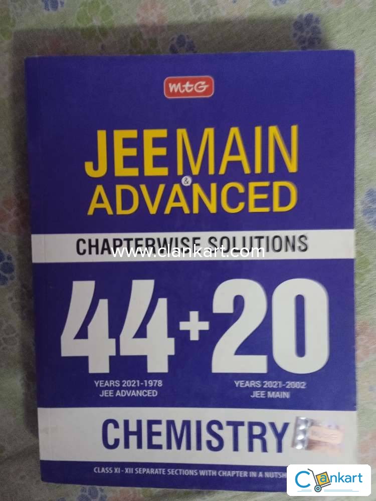 Buy 'MTG 44+20 YEARS PYQ JEE MAIN + ADVANCE' Book In Excellent ... Buy 'MTG 44+20 YEARS PYQ JEE MAIN + ADVANCE' Book In Excellent ...