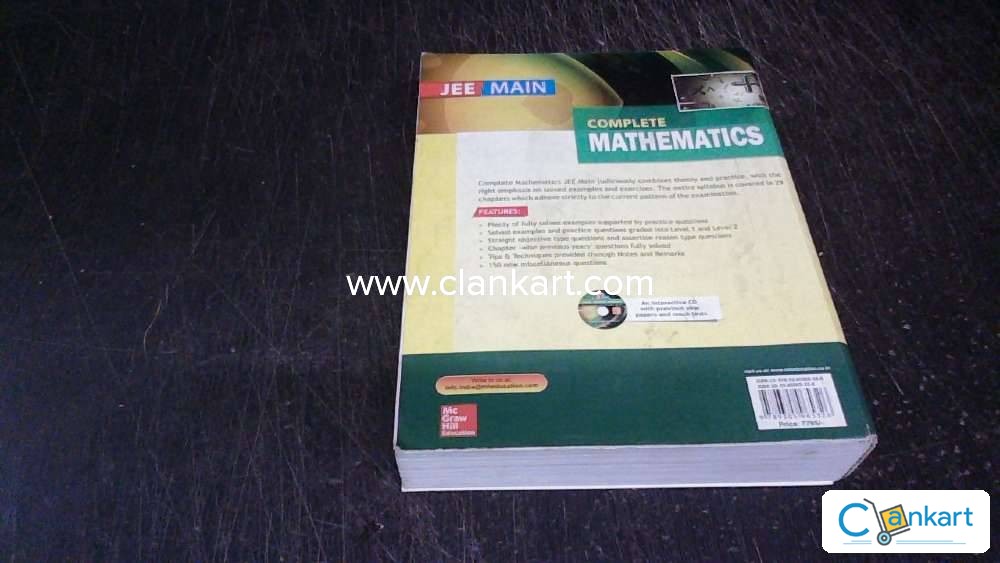 Buy 'JEE Main Complete Mathematics' Book In Good Condition At Clankart.com