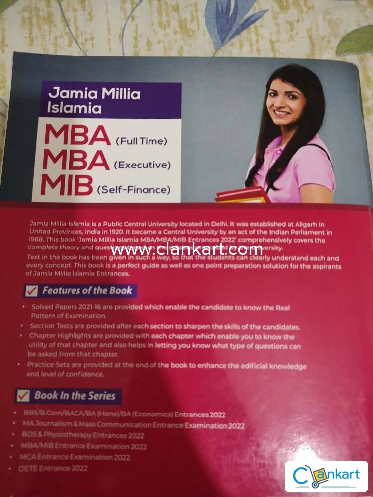 Buy 'Entrance Exam For MBA' Book In Excellent Condition At Clankart.com