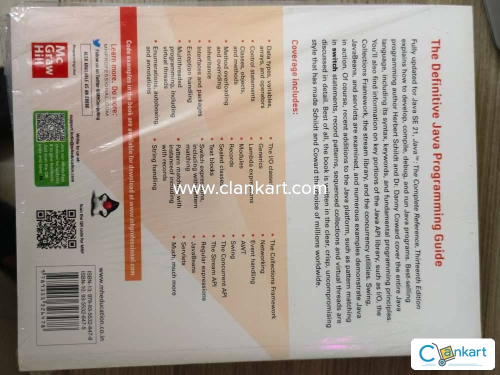 Buy 'Java The Complete Reference Thirteenth Edition' Book In Excellent ...