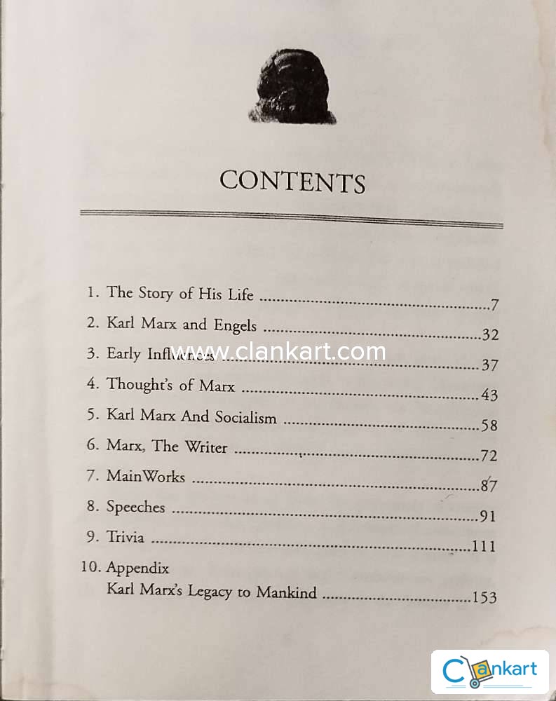 Buy 'KARL MARX' Book In Excellent Condition At Clankart.com