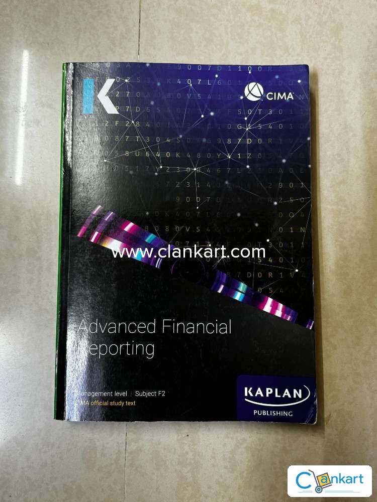 Buy 'CIMA F2 Advanced Financial Reporting Official Study Text Kaplan ...