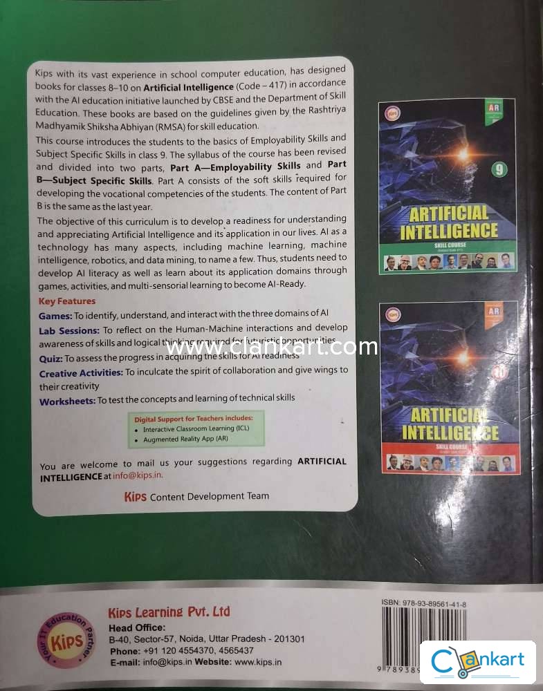 Buy 'Artificial Intelligence (AI) For Class 9 - Examination 2021-22 ...