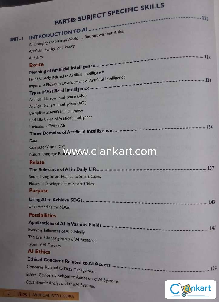 Buy 'Artificial Intelligence (AI) For Class 9 - Examination 2021-22 ...