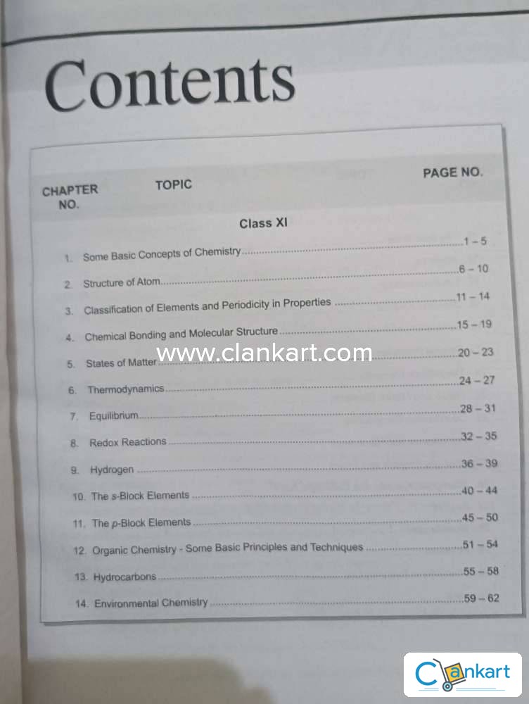 Buy 'Know Your Ncert Chemistry' Book In Excellent Condition At Clankart.com