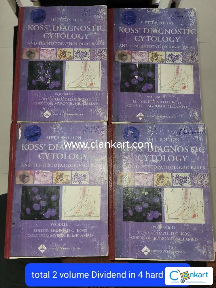 Buy 'Koss Diagnostic Cytology And Its Histopathologic Bases 5Ed 2 Vol ...