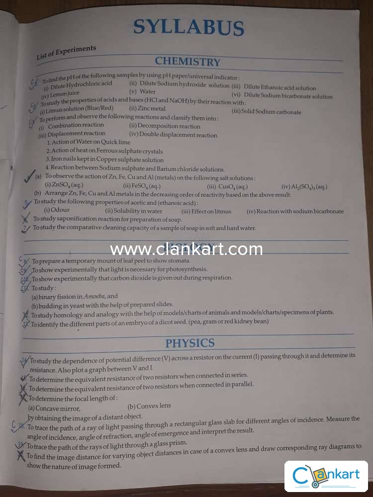 Buy 'Science Lab Manual For Learning Purposes Class 10' Book In ...