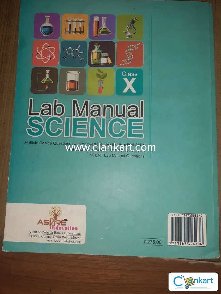 Buy 'Science Lab Manual For Learning Purposes Class 10' Book In ...
