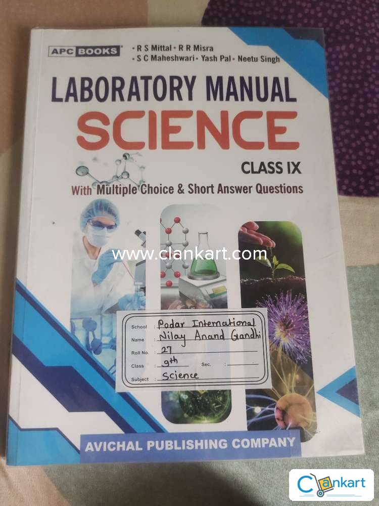 Buy 'Laboratory Manual Science With Short Answer Questions Class IX ...