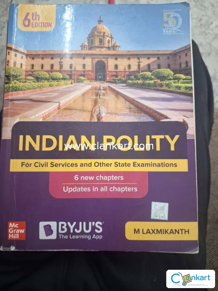 Buy 'Lakshmikanth 6th Edition Indian Polity' Book In Good Condition At ...