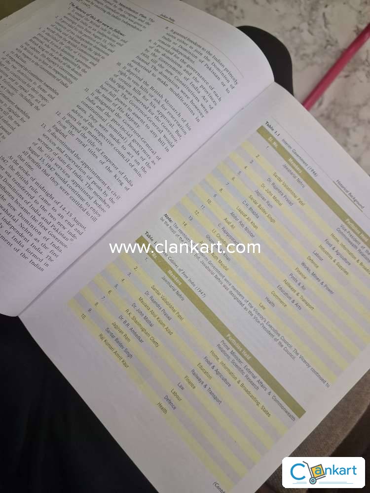 Buy 'Lakshmikanth 6th Edition Indian Polity' Book In Good Condition At ...