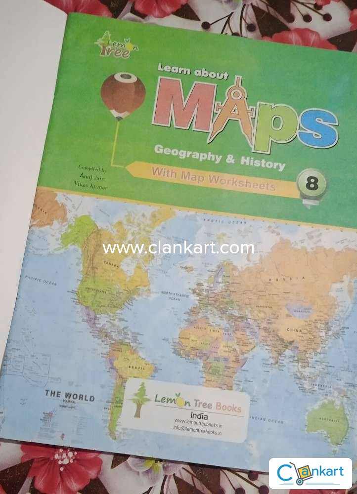 Buy 'Map Book For Class 8' Book In Excellent Condition At Clankart.com