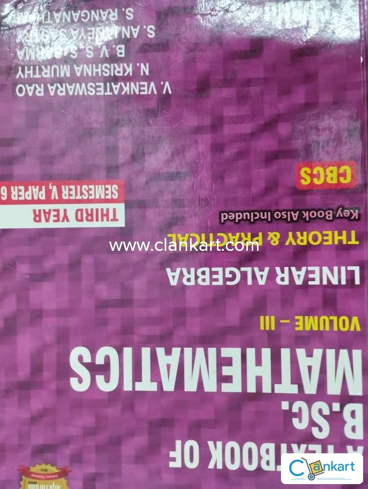 Buy 'Linear Algebra' Book In Excellent Condition At Clankart.com Buy 'Linear Algebra' Book In Excellent Condition At Clankart.com