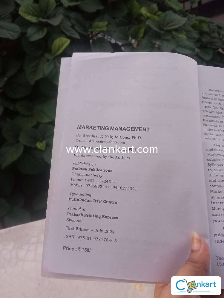 Buy 'Marketing Management MGU-UGP (Honours) Semester-1 Business Studies ...
