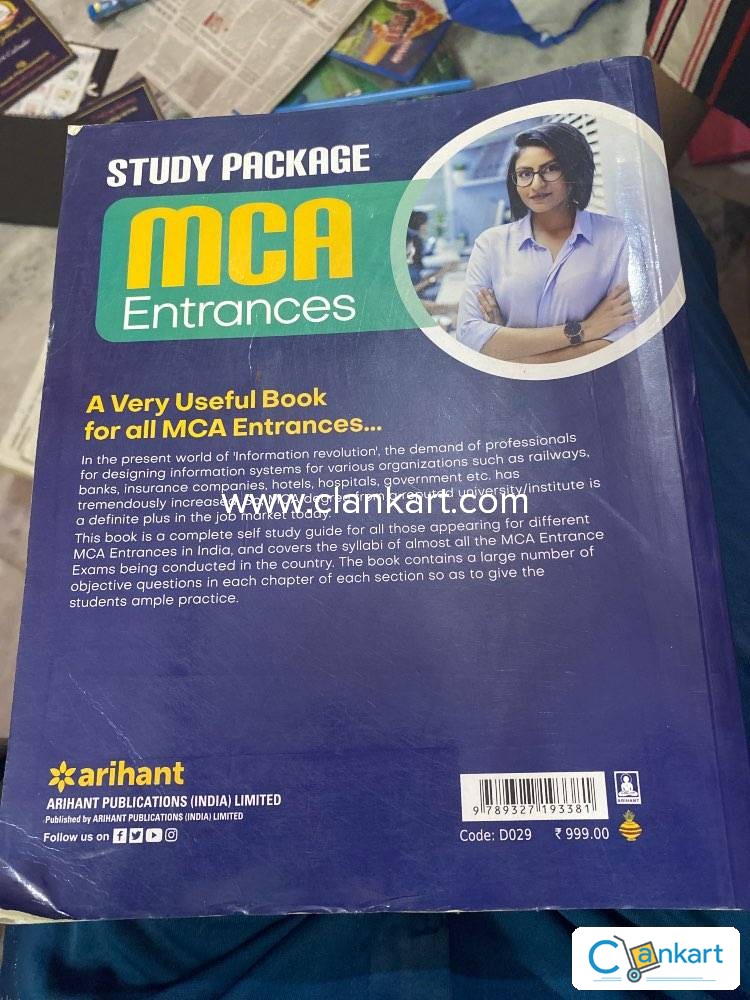Buy 'Study Package Mca Entrance' Book In Excellent Condition At ...
