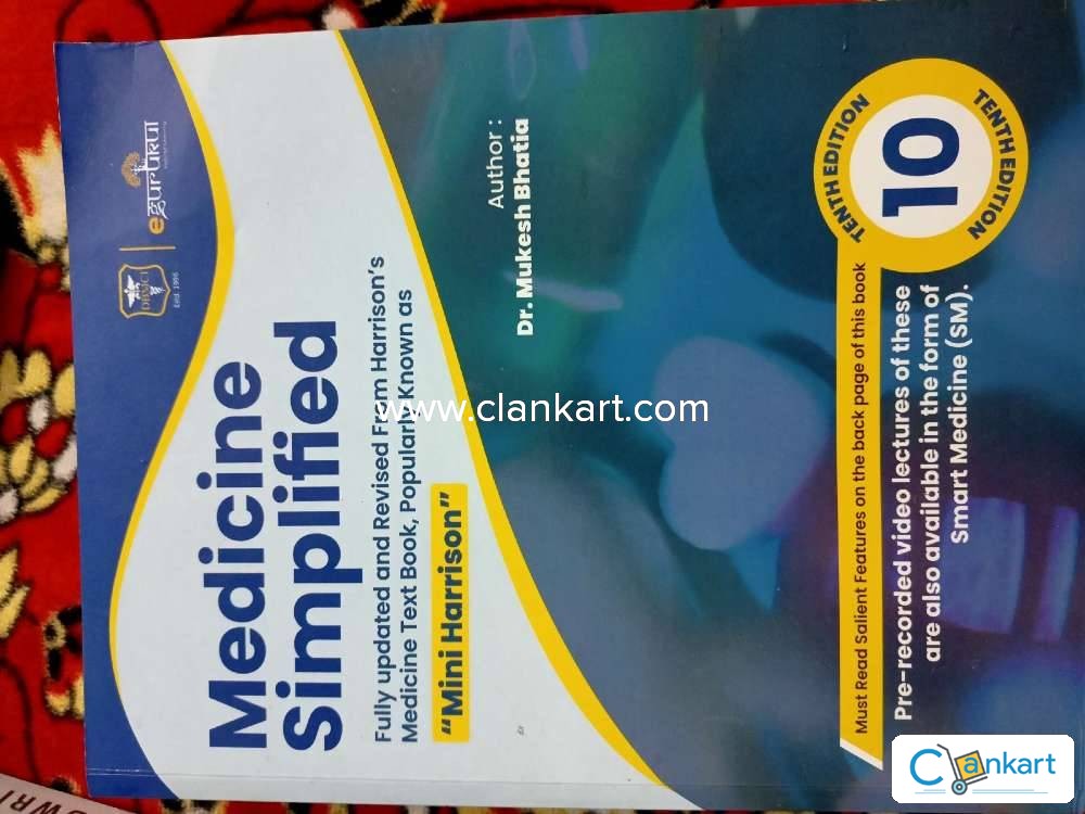 Buy 'MEDICINE SIMPLIFIED BY DR. MUKESH BHATIA (10th EDITION)' Book In ... Buy 'MEDICINE SIMPLIFIED BY DR. MUKESH BHATIA (10th EDITION)' Book In ...