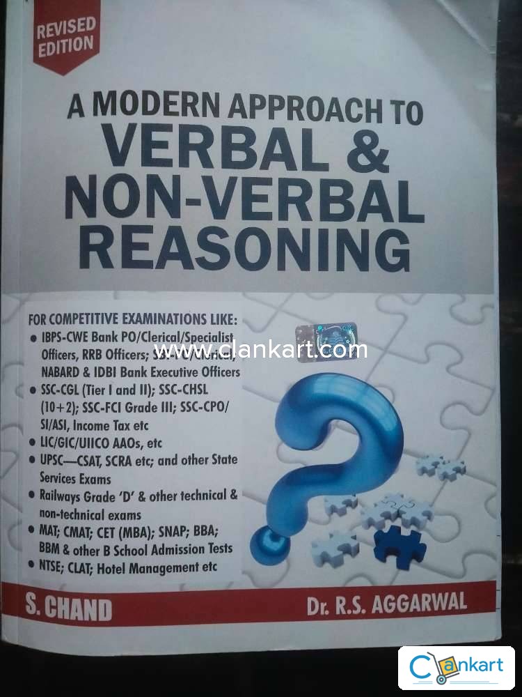 Buy 'A Modern Approach To Verbal & Non-Verbal Reasoning' Book In ... Buy 'A Modern Approach To Verbal & Non-Verbal Reasoning' Book In ...