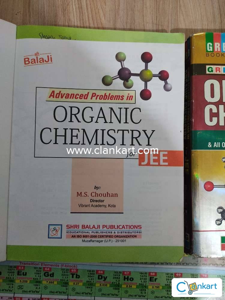Buy 'MS CHAUHAN AND HIMANSHU PANDEY ORGANIC CHEMISTRY' Book In Good ...