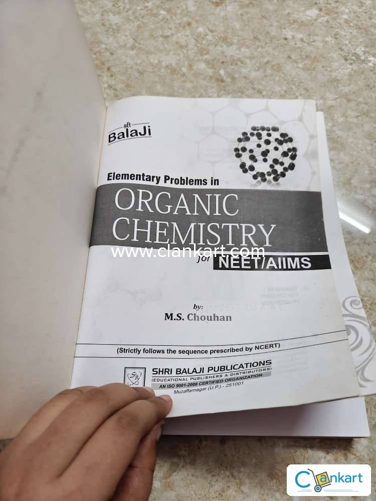 Buy 'MS CHOUHAN ORGANIC CHEMISTRY FOR NEET/AIIMS' Book In Excellent ...