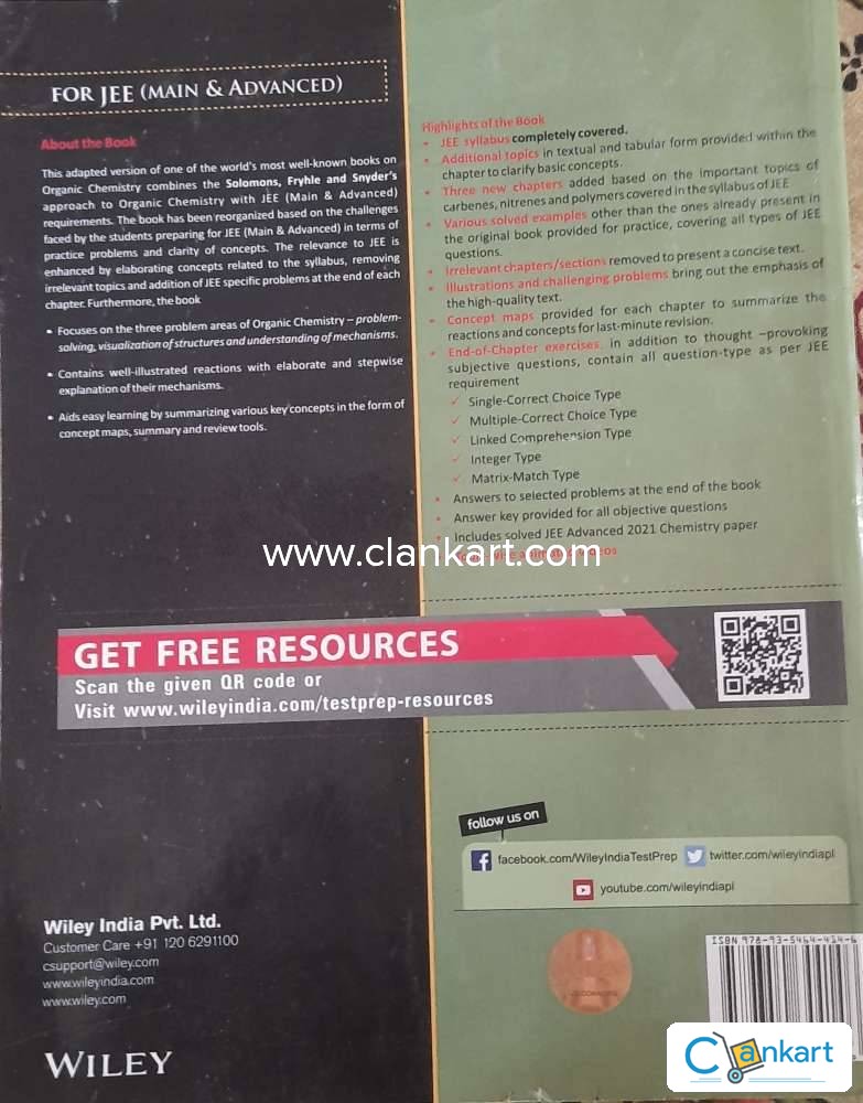 Buy 'MS Chauhan, Organic Chemistry For JEE Mains And Advanced' Book In ...