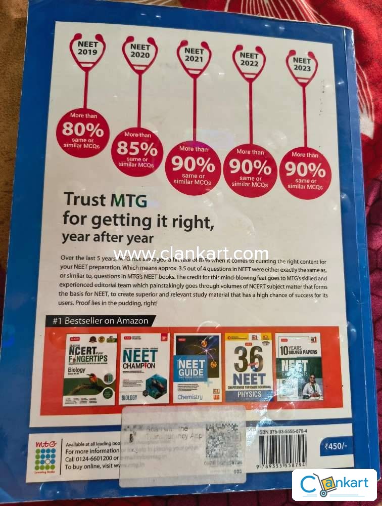 Buy 'MTG 36 Years NEET Previous Year Solved Question Papers With NEET ...