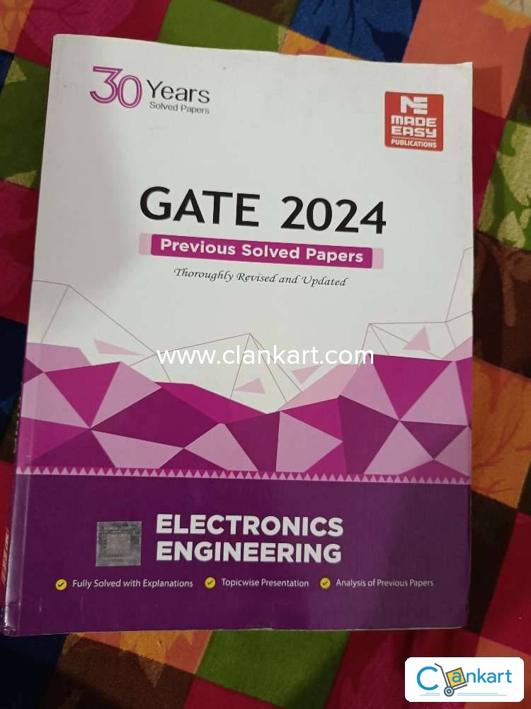 Buy 'GATE-2024: Electronics Engineering Previous Year Solved Papers ...