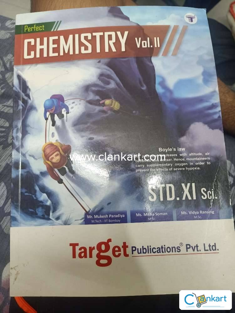 Buy 'Maharashtra Board Class 11th Target Chemistry Volume 2. 2023-2024 ...