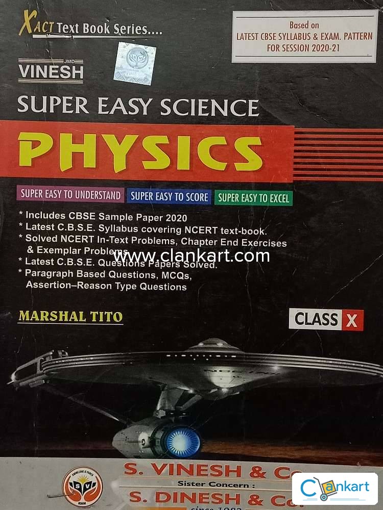 Buy 'Super Easy Science Physics Class 10' Book In Excellent Condition At Clankart.com